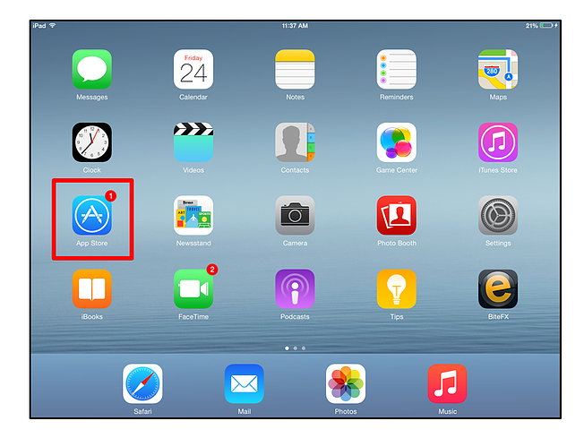 Installing BiteFX for iPad