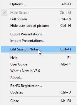 Treatment Plan: Adding Session Notes to Imported Pictures